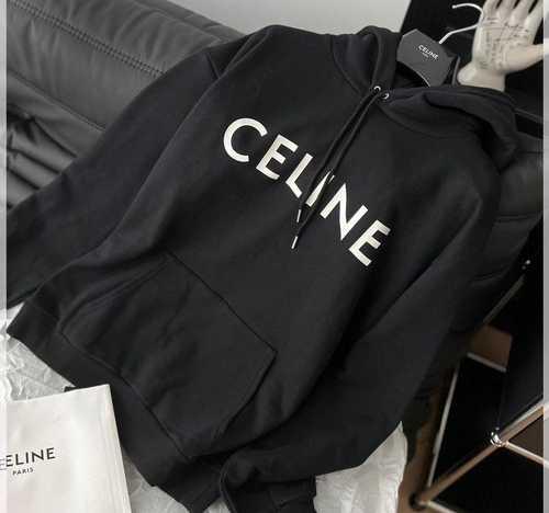 Черное худи Celine