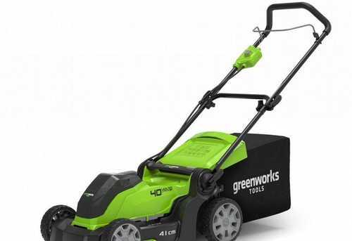 Газонокосилка аккумуляторная Greenworks G40LM41K4