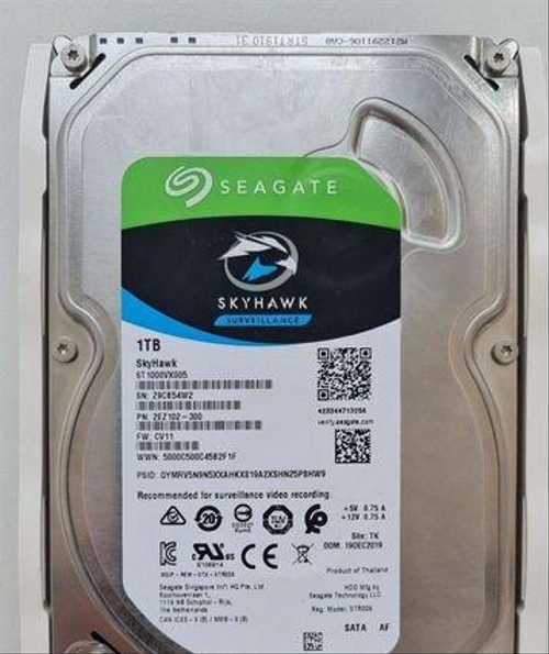 Жёсткий диск Seagate Skyhawk 1 TB 3.5"