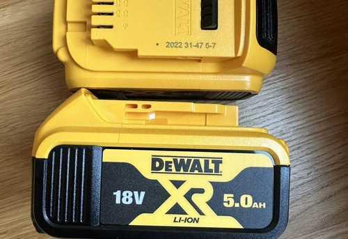 Аккумулятор dewalt 18 v 5 ah