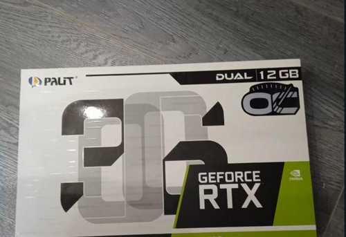 Видеокарта Palit nvidia GeForce RTX 3060 dual OC