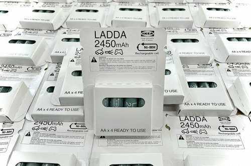 Аккумуляторы ladda IKEA 2450mah и 1900mah AA R6