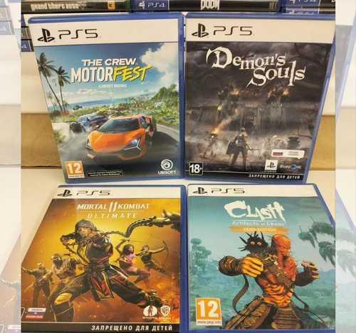 PS5 ClasH/ Demon’s Souls/ The Crew MotorFest/ MK11