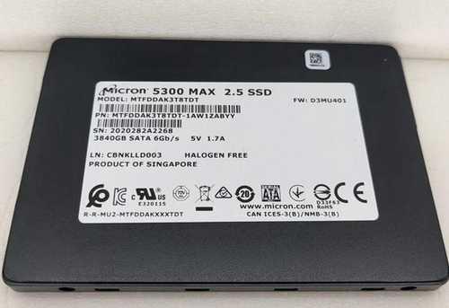 SSD Micron 5300 MAX 3.84 Тб mtfddak3T8TDT-1AW1zaby
