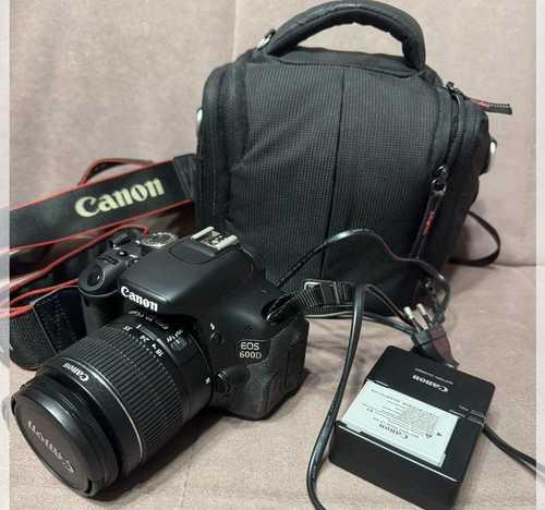 Canon 600d kit 18-55mm (пробег 7537)