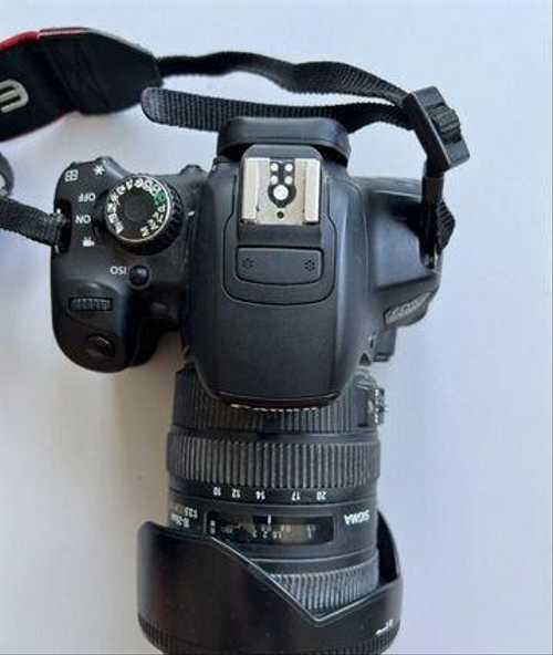 Зеркальный фотоаппарат canon EOS 650D + sigma