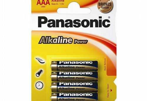 Батарейки Panasonic LR03REB/4BPR AAA щелочные Alka