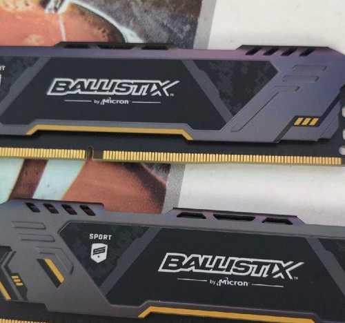 Оперативная память ddr4 crucial ballistix 16 GB