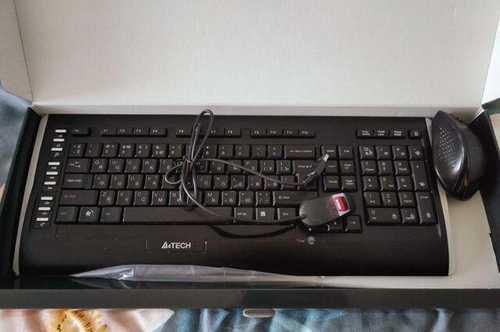 Набор беспроводная клавиатура и мышь A4Tech