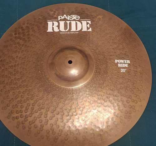 Тарелка Paiste Rude Power Ride 20