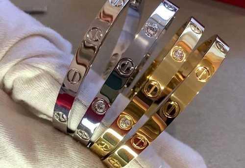 Cartier love браслеты