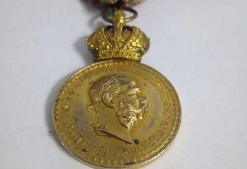 Медаль «За военные заслуги» (Австро-Венгрия) 1890г