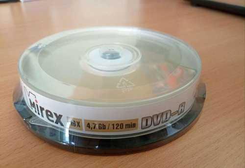 Mirex DVD-R 4,7 Gb Light Scribe. Новые в упаковке