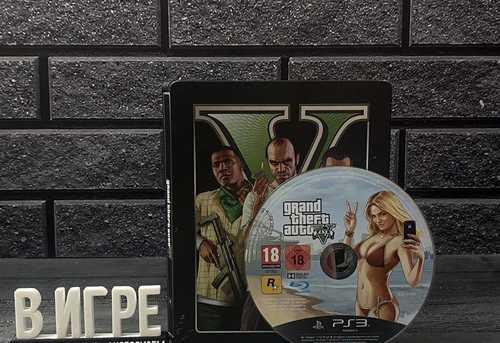 Игра Grand Theft Auto 5 (Стилбук) GTA 5 (PS3)