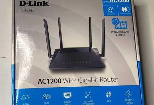 Роутер WiFi, D-Link DIR-842/RU, беспроводной двухд