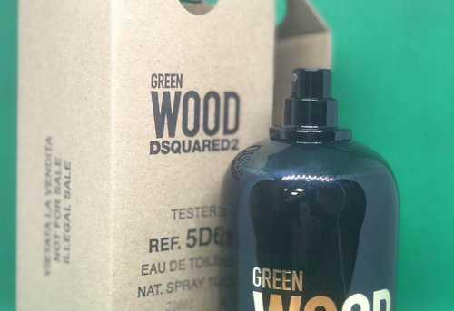 Dsquared green wood