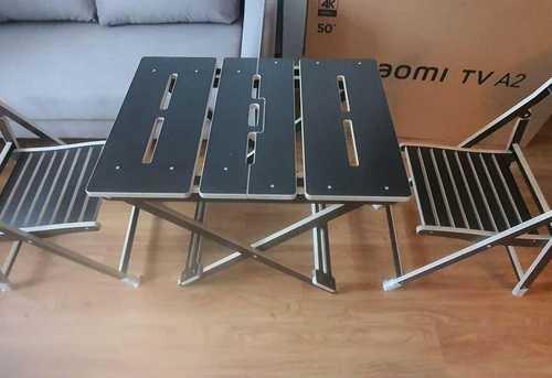 Комплект складной мебели (1 стол и 2 стула)