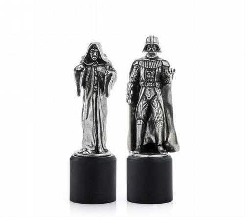 Sidious & Vader King & Queen Chess Piece Pair