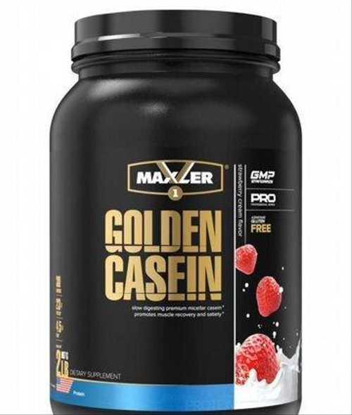 Казеин Maxler Golden Casein 908 г Strawberry Cream