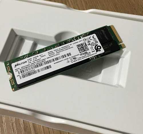 Ssd m2 nvme 256gb micron