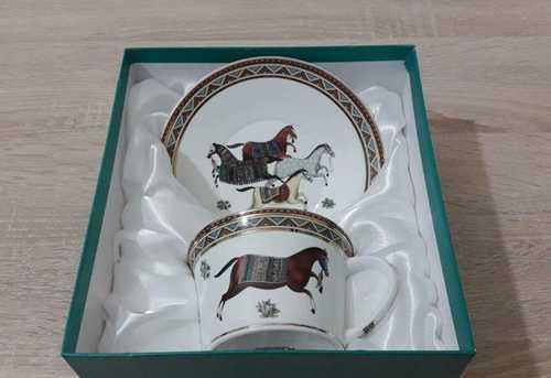 Чайная пара чашка с блюдцем Lefard Лошадь 250 мл