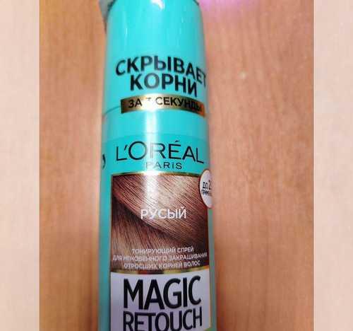 Тонирующий спрей L'oreal magic retouch русый