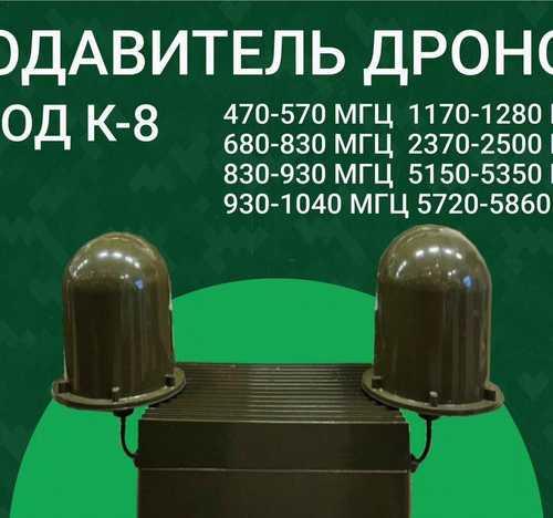 Подавитель дронов фпв для авто многоканальный