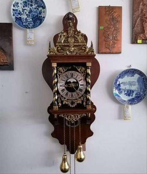 Часы настенные старинные, немецкие