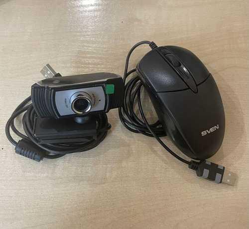 Веб-камера dexp M100R1 + мышь swen