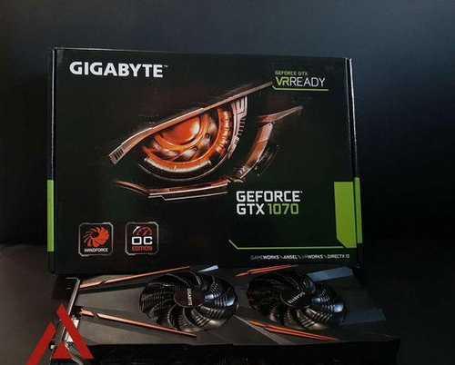 Видеокарта gigabyte GTX 1070 8GB WF OC