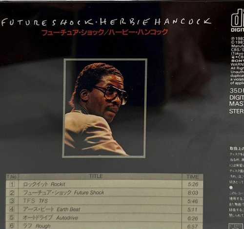 CD Herbie Hancock – Future Shock jazz 1 St