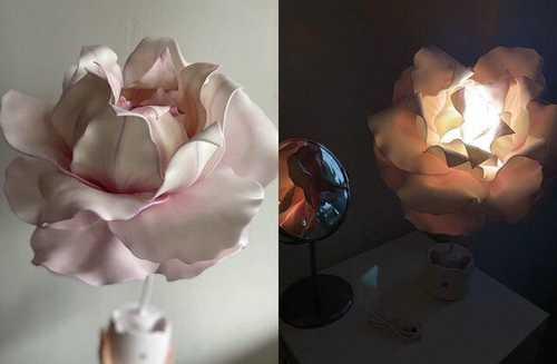 Светильник подарок ночник «Фантазийная роза»