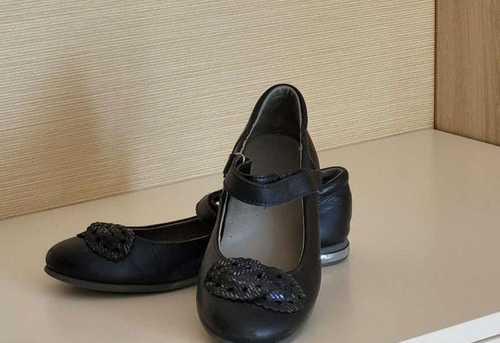 Туфли школьные для девочки натур. кожа, 34 размер