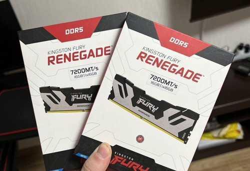 Kingston Fury Renegade DDR5 32Gb, 7200Mhz, 2x16Gb