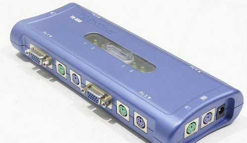 Переключатель KVM Trendnet TK-400K 4*(VGA 2*ps/2)