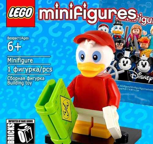 Lego минифигурка disney collectible miniafigures Хьюи coldis2-3