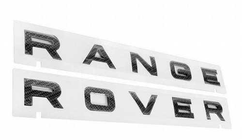 Эмблема на капот Range Rover багажник карбон