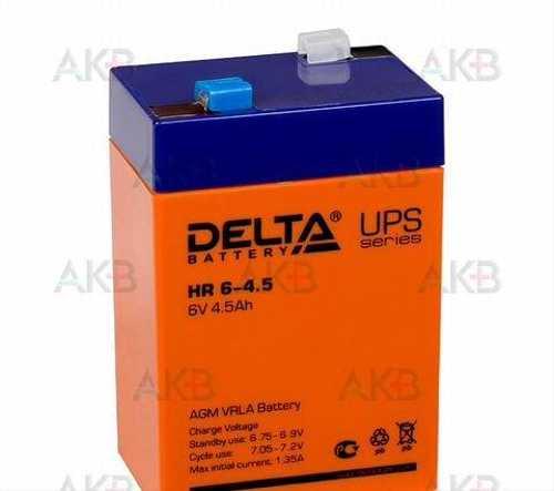 Аккумулятор для ибп Delta HR 6-4.5, 6V 4.5Ah (70x4
