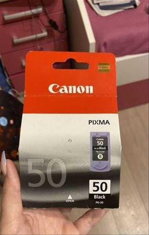 Картридж струйный Canon PG-50 черный