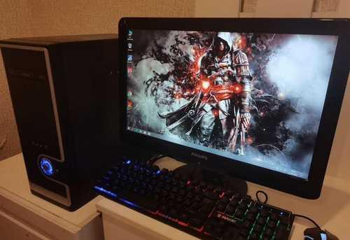 Мощный домашний 4 ядра,8 гб DDR3, HD6670+20"