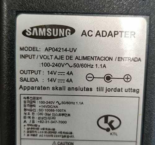 Блок питания Samsung AP04214-UV