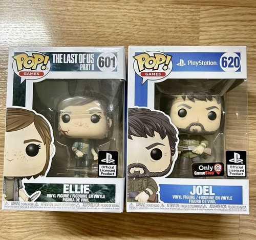 Funko Pop (Joel, Ellie, Clicker). Оригинал