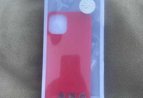 Красный чехол на iPhone 12 mini
