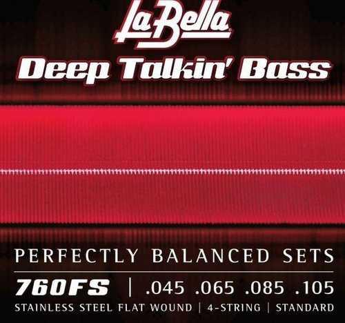 Струны для бас-гитары La Bella 760FS