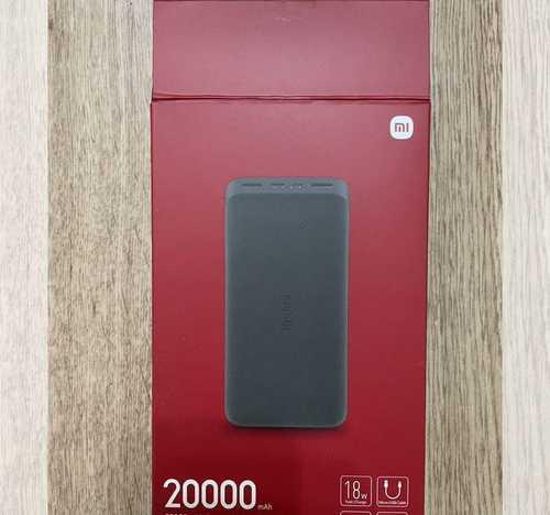 Xiaomi Redmi Fast Charge Power Bank черный