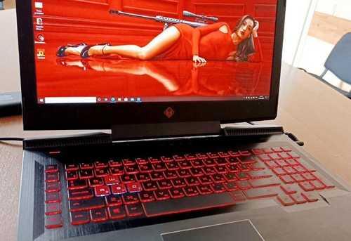 17.3" HP Omen 17-an007ur, 1240 ГБ, Core i7-7700HQ, RAM 16 ГБ, GeForce GTX 1050 4 ГБ