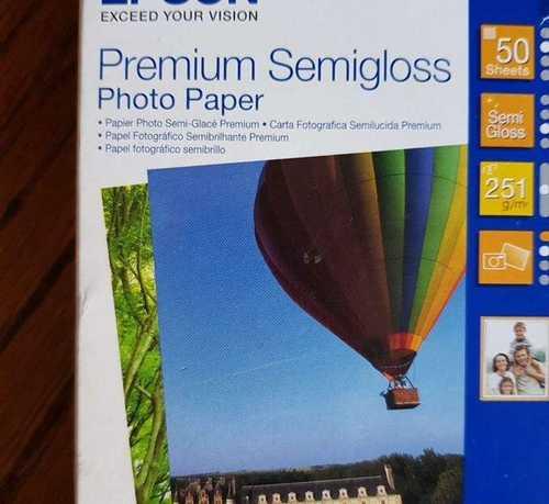 Фотобумага Epson A4 Premium Semigloss 13листов