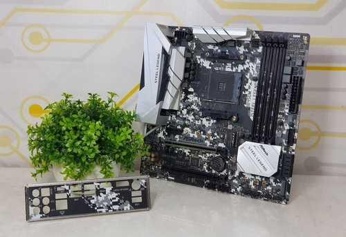 Материнская плата (AM4, ASRock, B450M Steel Legend