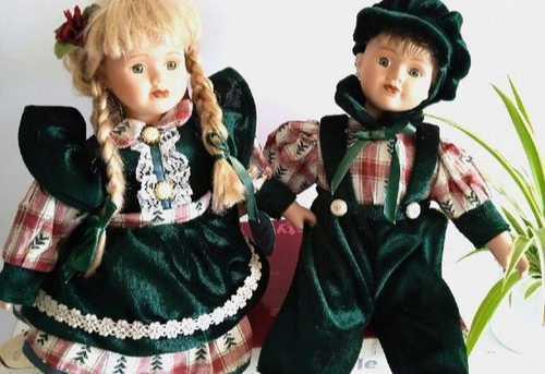 Куклы фарфоровые из коллекции Caravella Collection