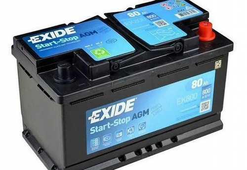 Аккумулятор 80 Ач Exide AGM EK800 на Start-Stop